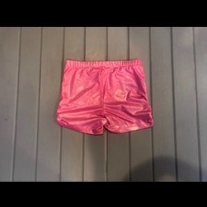 danksin | Bottoms | Danskin Pink Sparkle Dance Shorts L 12 | Poshmark